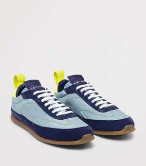 Alexander McQueen Leather Ec1 Sneakers - Blue