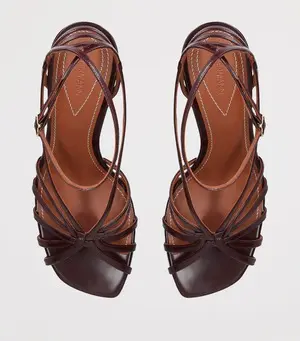 Zimmermann Aura Wedge Sandals - Red