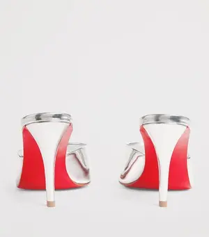 CHRISTIAN LOUBOUTIN Miss Z Mules - Silver