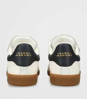 Isabel Marant Leather Beth Logo Sneakers