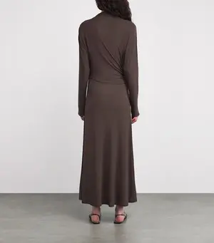 RETORI Jersey Draped Maxi Dress