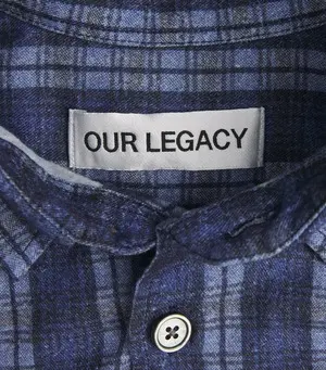 Our Legacy Borrowed Shirt - Blue