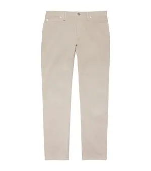 Brioni Stretch-cotton Chinos - Green