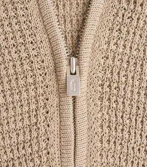 LE17SEPTEMBRE Open-knit Zip-up Cardigan