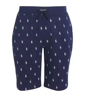 Polo Ralph Lauren Cotton Polo Pony Pyjama Shorts - Navy