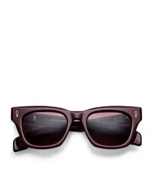 JACQUES MARIE MAGE Dealan Cat Eye Sunglasses Silver