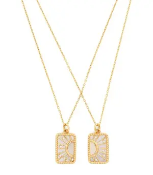L'ATELIER NAWBAR Yellow Diamond And Pearl Necklace - Gold