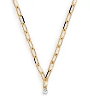 PERSEE Yellow And Diamond Danaé Necklace - Gold