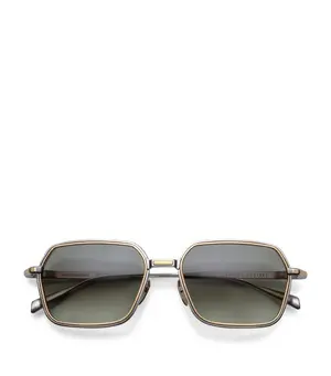 JACQUES MARIE MAGE Titanium Admiral Sunglasses - Silver