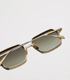 JACQUES MARIE MAGE Titanium Admiral Sunglasses