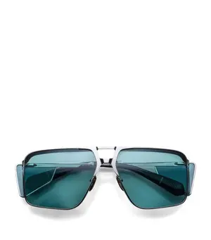 JACQUES MARIE MAGE Acetate Assen Sunglasses - Silver