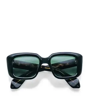 JACQUES MARIE MAGE Acetate Standiford Sunglasses - Black
