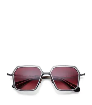 JACQUES MARIE MAGE Acetate Ugo Sunglasses - Silver