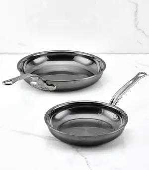 HESTAN Set Of 2 Nanobond Skillets