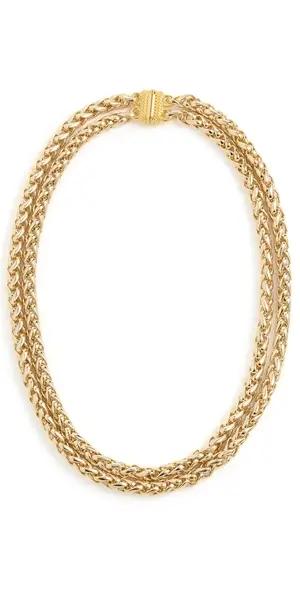 Shashi Double Olympia Necklace - Gold