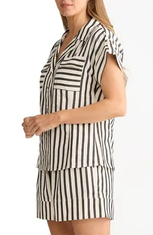 BRAVE+TRUE Portia Stripe Button-up Shirt