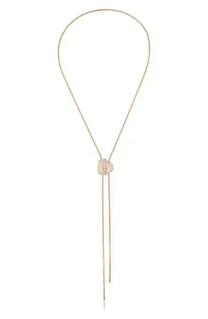 Ettika Solstice Bolo Necklace - Bone
