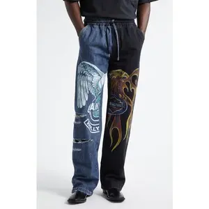 Amiri Spliced Baggy Jeans