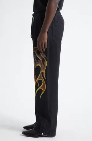 Amiri Spliced Baggy Jeans