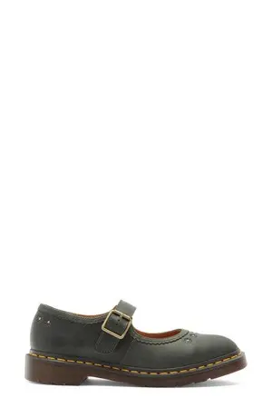 Dr. Martens Flower Mary Jane Flat - Dms Green