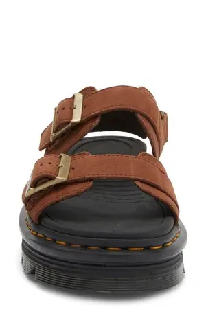 Dr. Martens Suede Sandals - Sepia Brn