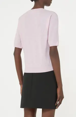 Max Mara Wool And Cashmere Crewneck Sweater - Pink