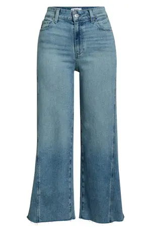 Paige Vanessa Twisted Seam Wide Leg Jeans - Explorer