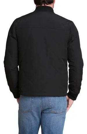 Bagatelle Quilted Bomber Jacket - Black