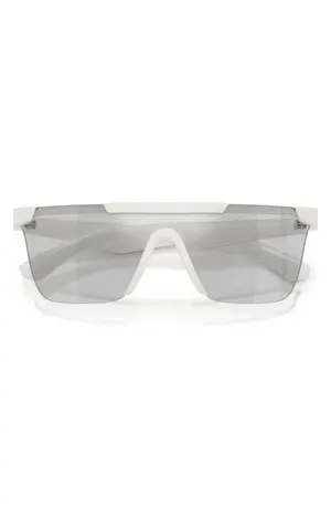 Burberry 141mm Rectangular Shield Sunglasses