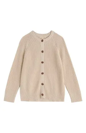 SEASALT CORNWALL Potters Meadow Organic Cotton Cardigan - Chalk