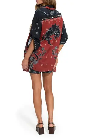 Agua Bendita Chrissy Bowly Cover-up Shirt