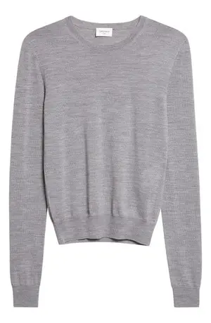Saint Laurent Cashmere Wool Sweater - Gris Chine