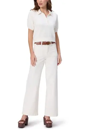 Paige Polo Sweater - Ivory
