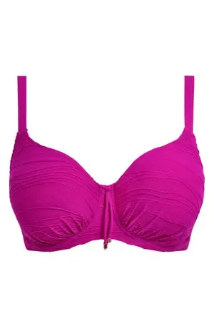 Fantasie Beach Waves Underwire Bikini Top - Bright Fuchsia