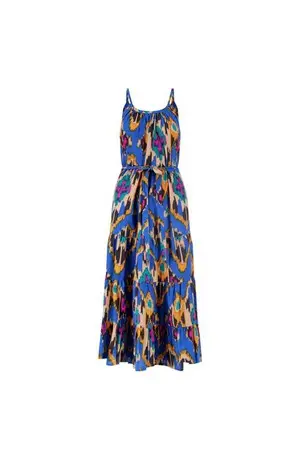 MER ST. BARTH Sabine Maxi Dress - Blue