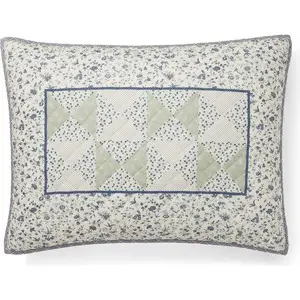 Ralph Lauren Lidia Quilted Cotton Sham - Sage Multi