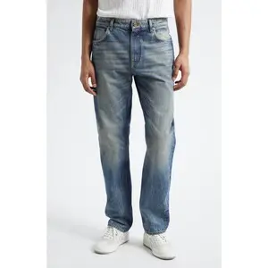 Balmain Slim Straight Leg Jeans - 6aw Blue