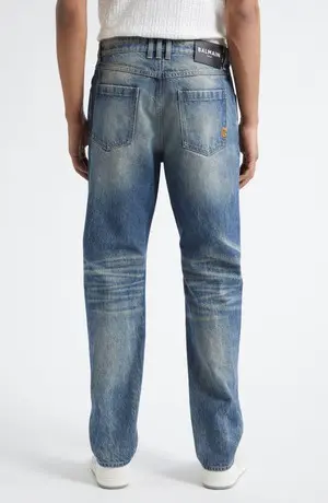Balmain Slim Straight-leg Jeans