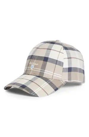 Barbour Tartan Sports Adjustable Cap - Oban Mist Tartan