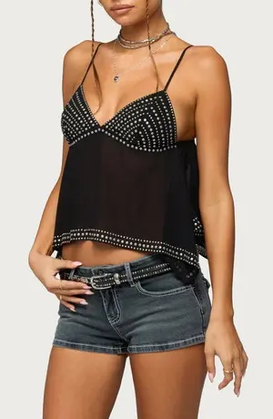 EDIKTED Studded Camisole