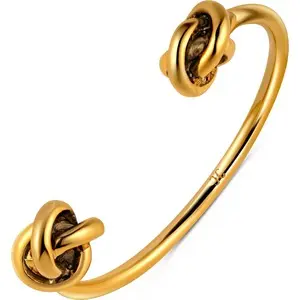 CHRISTINA CARUSO Love Knot Cuff Bracelet - 14k Gold