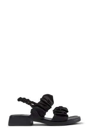 Camper Dana Ruched Slingback Sandal