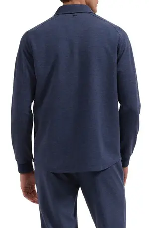 Bugatchi Soft Touch Snap-up Shirt - Navy