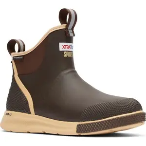 XTRATUF Waterproof Ankle Deck Sport Boot - Brown