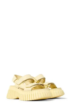 Camper Pix Bcn Platform Sandal - Lt/pastel Yellow