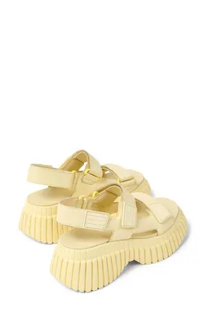 Camper Pix Bcn Platform Sandal - Lt/pastel Yellow