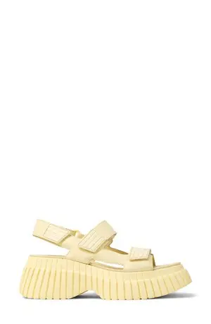 Camper Pix Bcn Platform Sandal - Lt/pastel Yellow