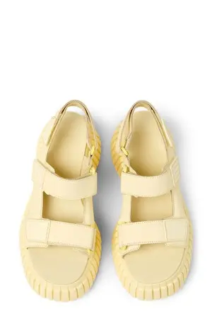 Camper Pix Bcn Platform Sandal - Lt/pastel Yellow