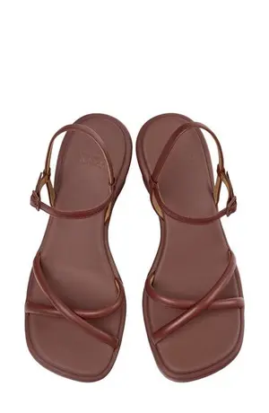 Camper Louise Wedge Sandal - Burgundy