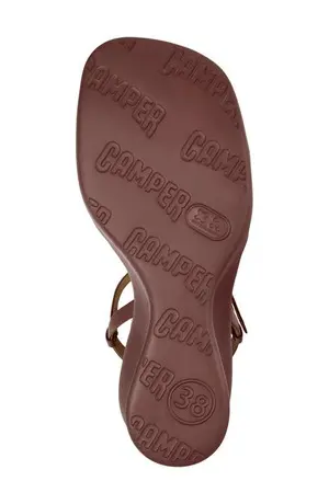 Camper Louise Wedge Sandal - Burgundy